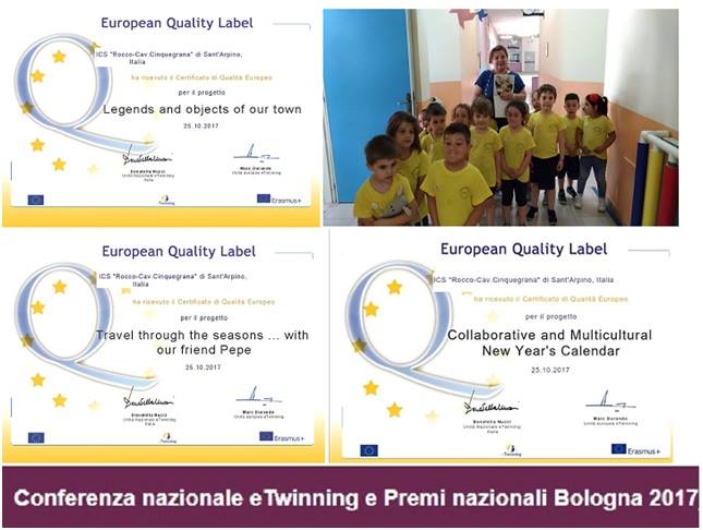Sant’Arpino, Certificati di Qualità Europei per l’Istituto Comprensivo ... Sant’Arpino, Certificati di Qualità Europei per l’Istituto Comprensivo ...